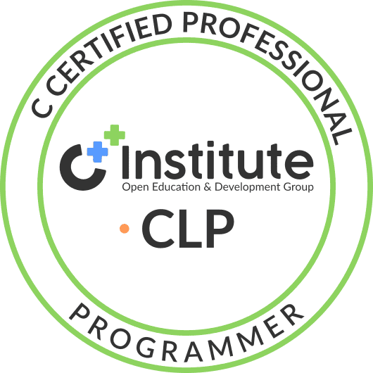 CLP C Certified Professional Programmer Exam Voucher | Save 30%